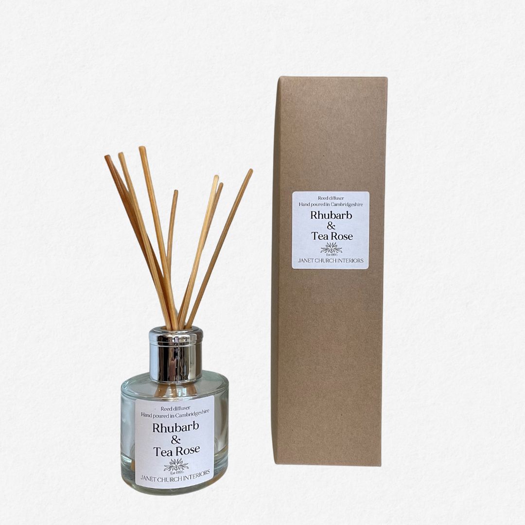 Rhubarb & Tea Rose Reed Diffuser – Janet Church Interiors
